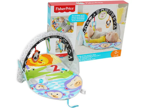 Fisher Price Baby gimnastika 2 u 1 Flip And Fun FXC14