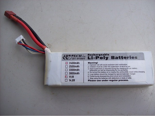 ART-TECH punjiva Li-Poly baterija 11.1 V - 2400mAh