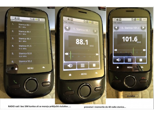 Huawei U8110 android mobilni telefon tranzistor