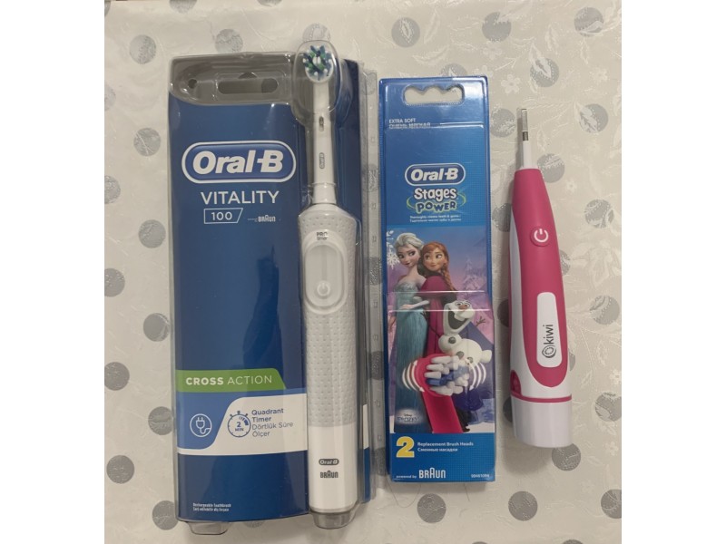 ORAL B VITALITY 100,KIWI ČETKICA I ORAL B