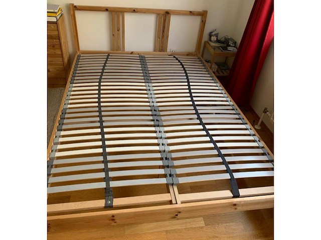 Ikea Fjellse krevet sa resetkama -140x200