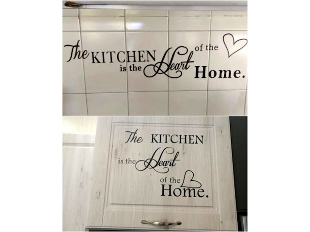 Stiker za kuhinju Kitchen heart