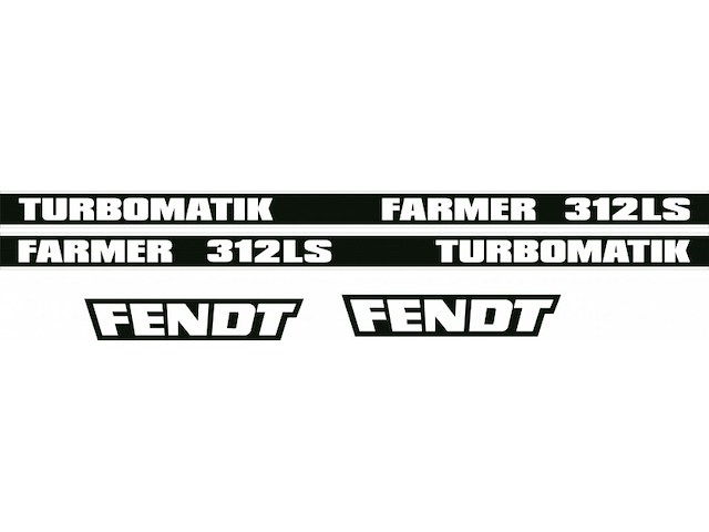 FERNDT 312LS - Nalepnice za traktor