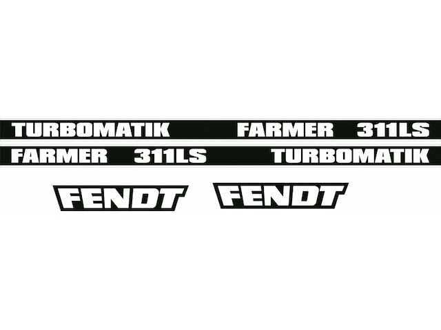 FENDT 311LS - Nalepnice za traktor