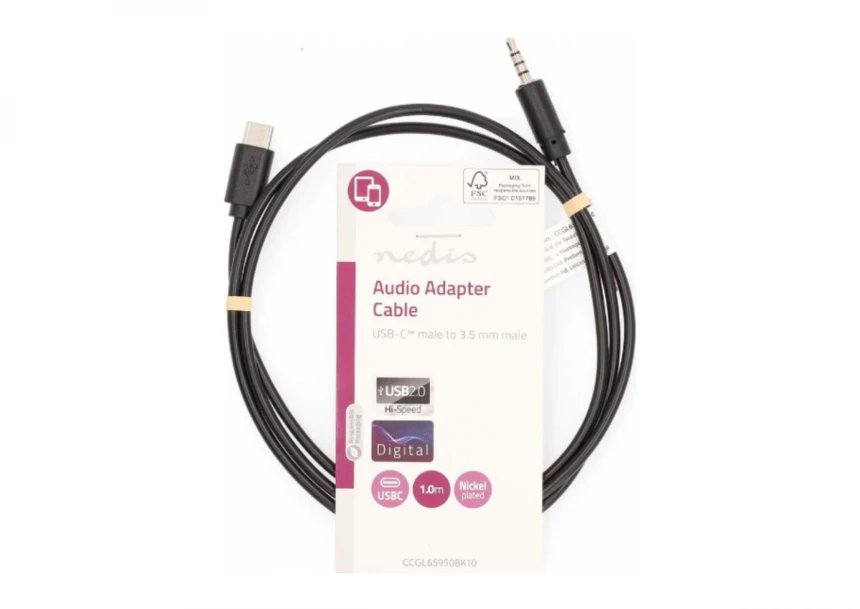 CCGL65950BK10 Adapterski kabl sa USB-om do 3,5 mm mu&#353;ki Nedis