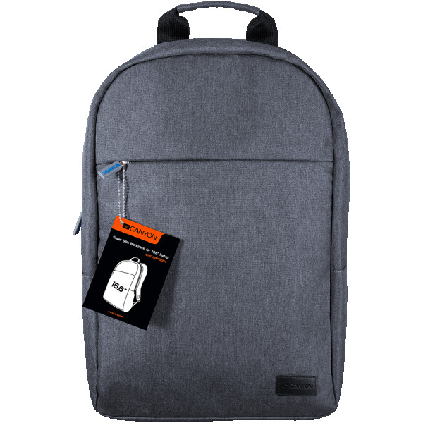 CANYON BP-4, Backpack for 15.6 laptop, material 300D polyeste, Gray, 450*285*85mm,0.5kg,capacity 12L ( CNE-CBP5DB4 )