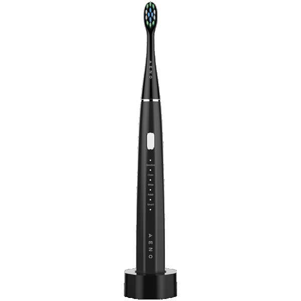 AENO SMART Sonic Electric toothbrush, DB2S: Black, 4modes + smart, wireless charging, 46000rpm, 90 days without charging, IPX7 ( ADB0002S )