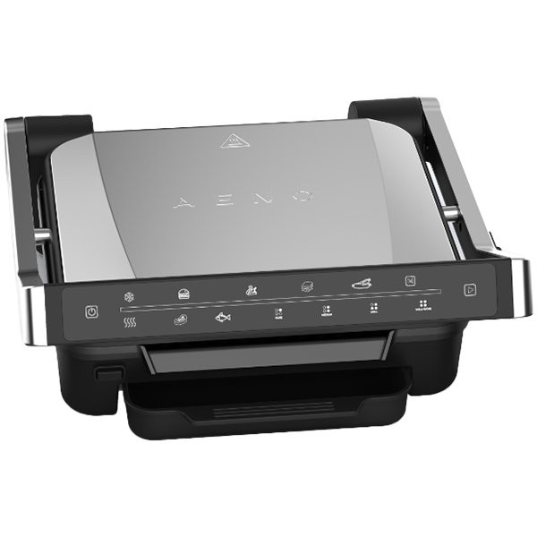 AENO Electric Grill EG3: 2000W, 7 automatic programs +Manual mode, 4 Degrees of Roast, Color indication, Removable plates Plate size 292*2