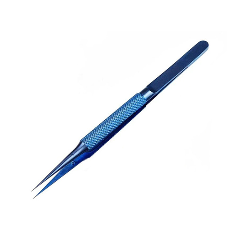 Pinceta prava Bluet Titanium 0,1mm