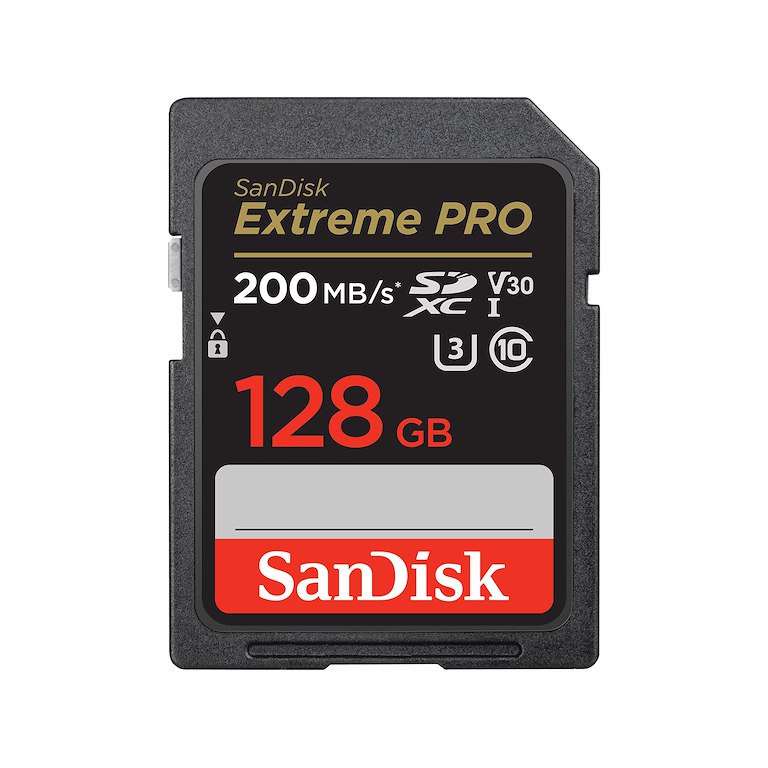 SanDisk Extreme PRO SDXC UHS-I 128GB 200MB/s (SDSDXXD-128G)