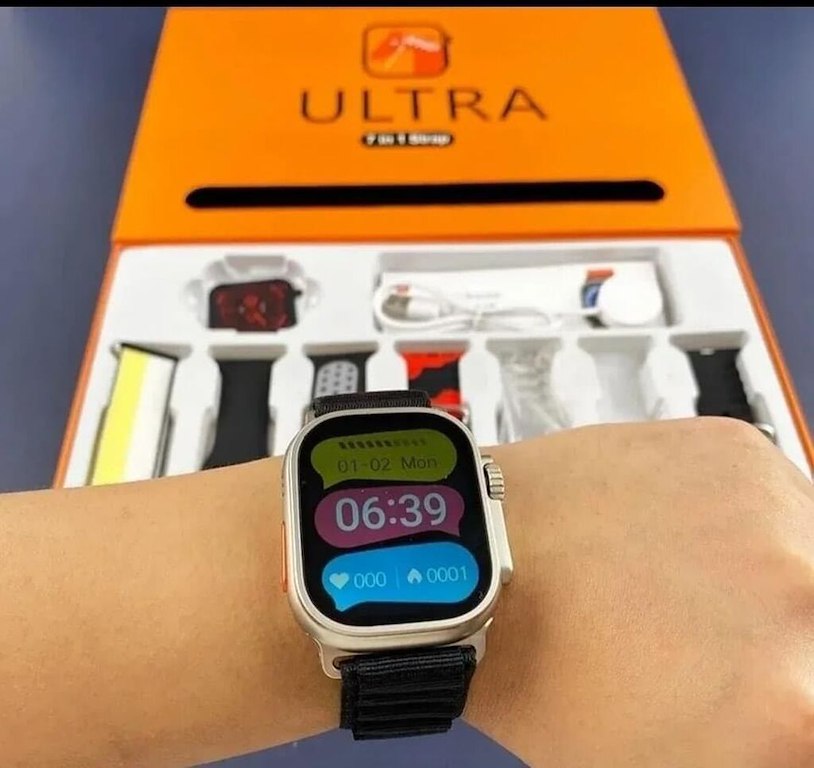 Pametni sat smartwatch ultra 7 in 1 3600 din Podignite svoj životni