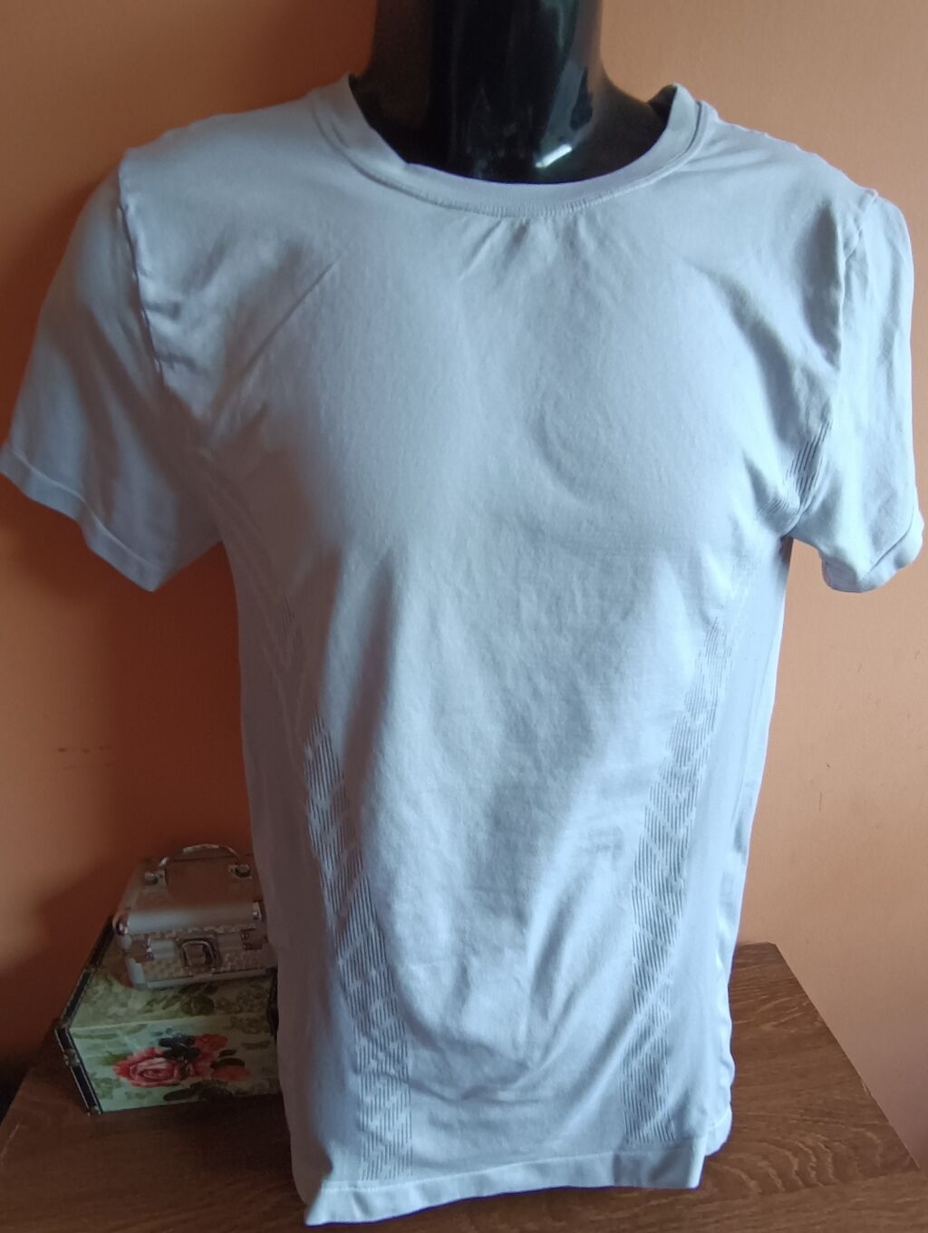 Men's T-shirt M (EU 38), L (EU 40), bоја - Svetloplava