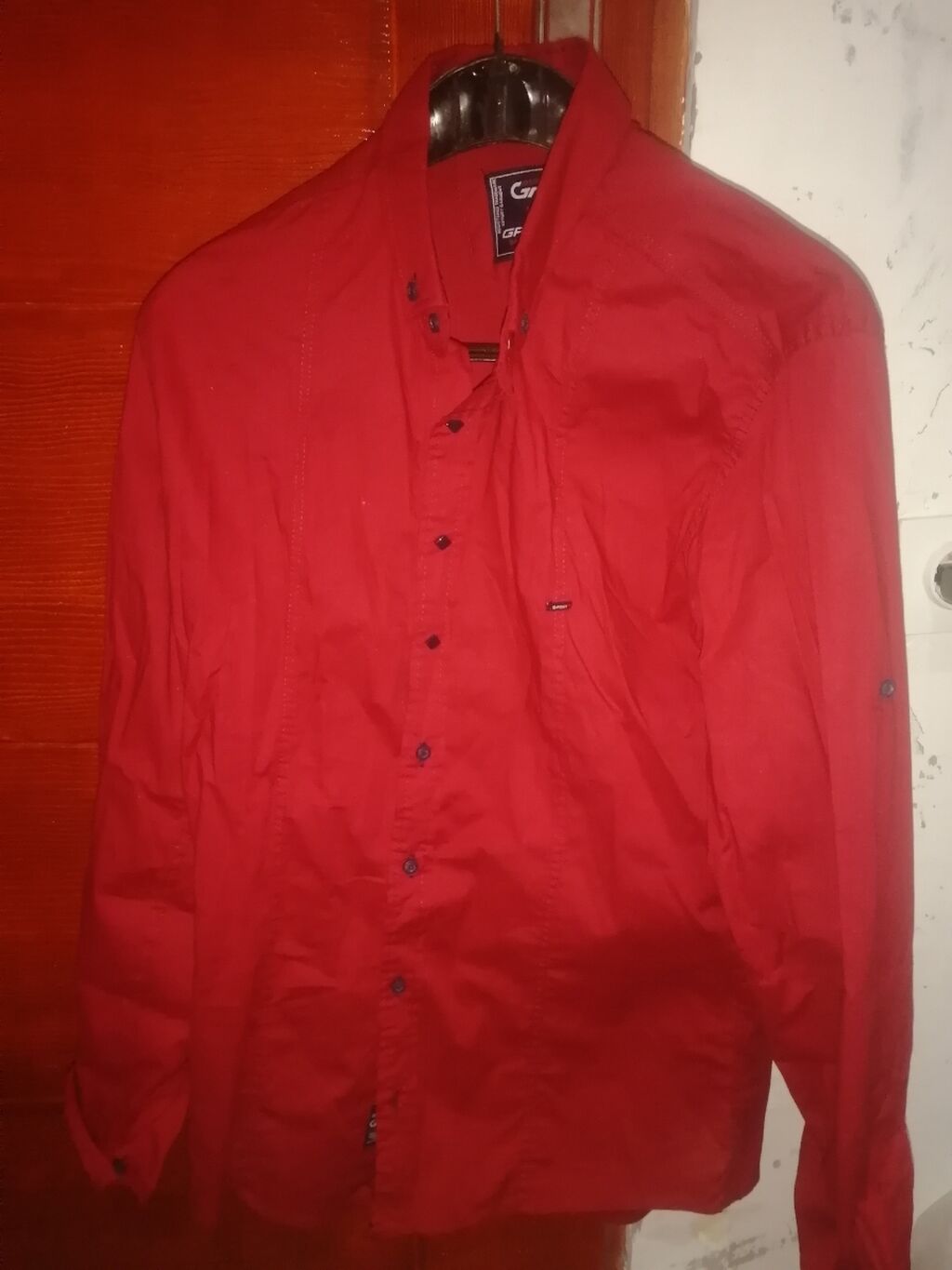 Košulja M (EU 38), bоја - Crvena