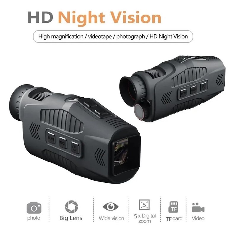 1080P Noćni/dnevni binokular kamera za posmatranje, snimanje, slikanje
