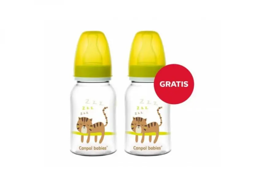 CANPOL BABIES FLASICA (120ml) - AFRICA 59100+GRATIS FLASICA 59100 (59100100)