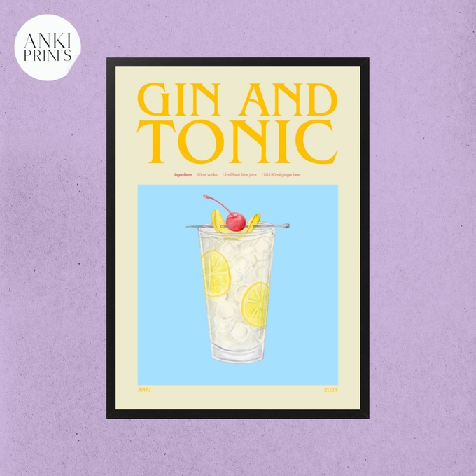 Poster Gin and Tonic