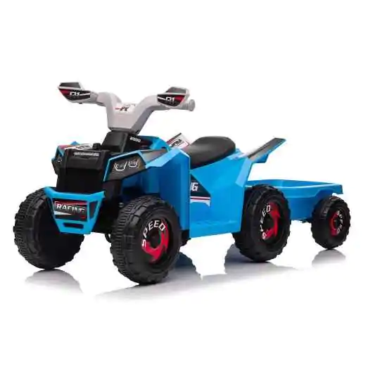 Dečiji Motor ATV na baterije sa prikolicom TS-039 plavi