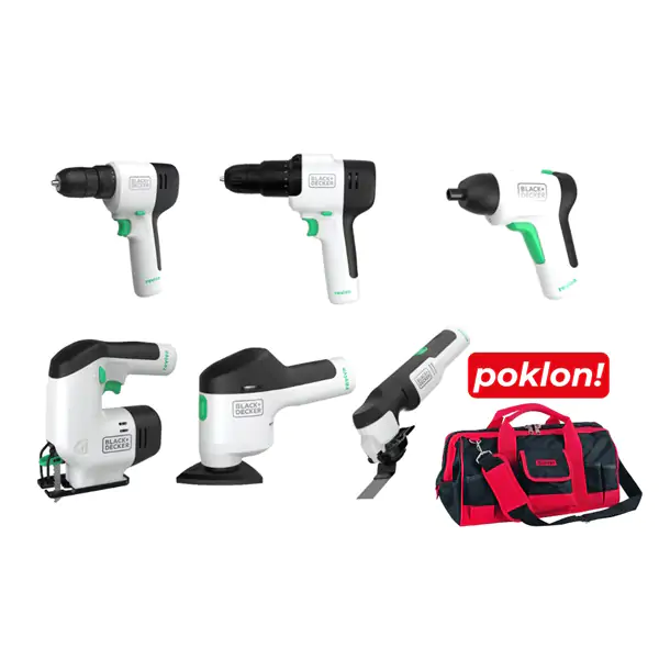 Black+Decker set REVIVA alata 6 delova + poklon torba