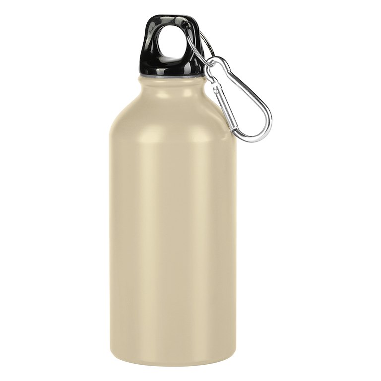 CAMPUS MAT, sportska boca, 400 ml, bež