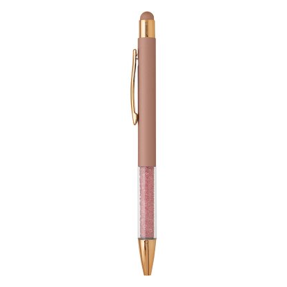RUBY, metalna „touch“ hemijska olovka, roze zlatna