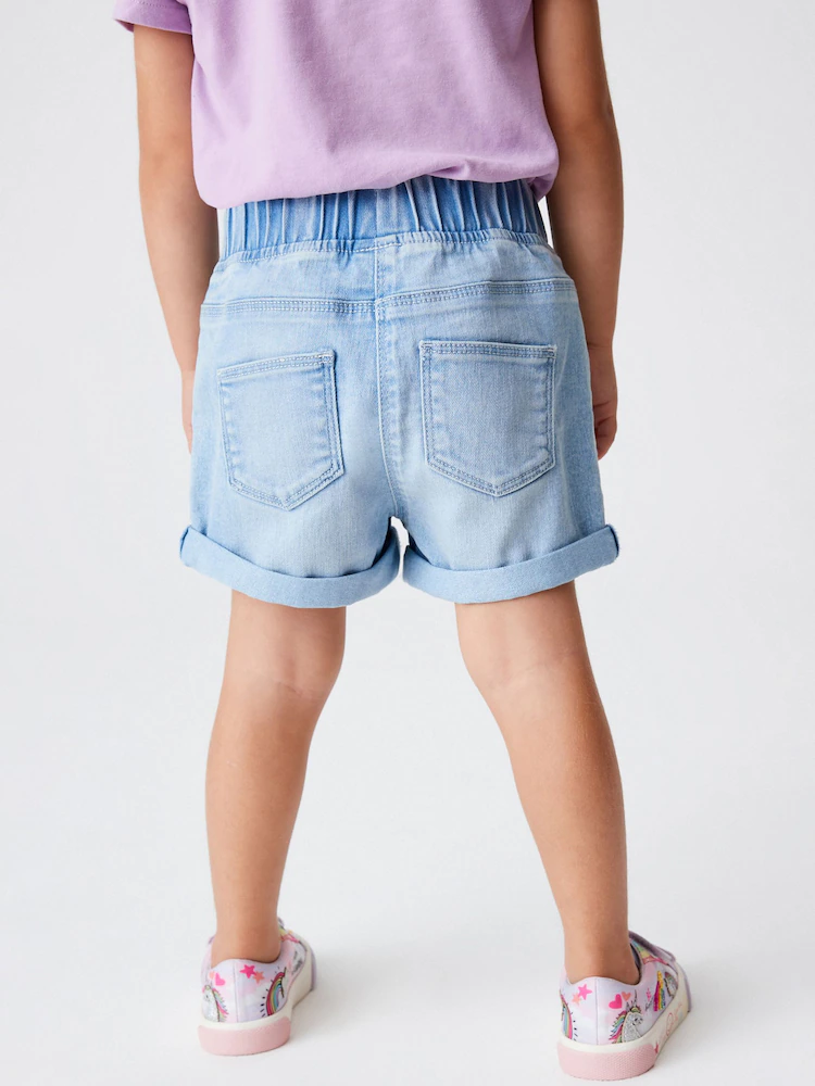 Denim Light Wash 1 Pack Elasticated Waist Shorts (3mths-10yrs)