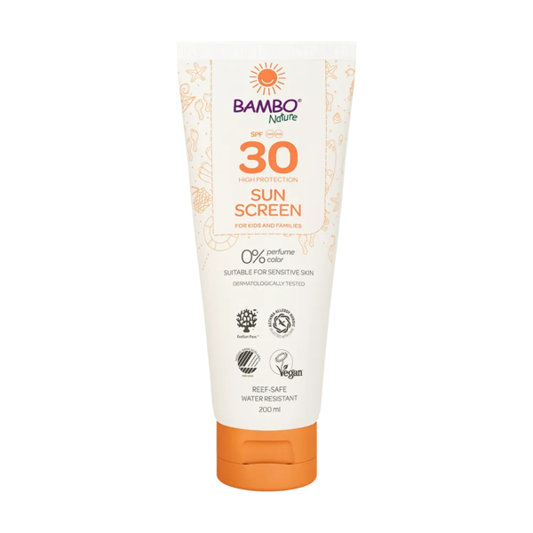 Bambo Nature krema za zaštitu kože od sunca SPF30 200ml