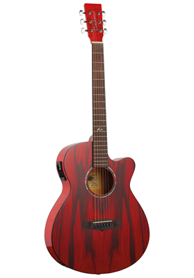 Tanglewood Azure Shimmer Red Gloss TA4CERD