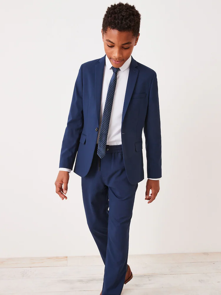 Blue Tailored Fit Suit Trousers (12mths-16yrs)