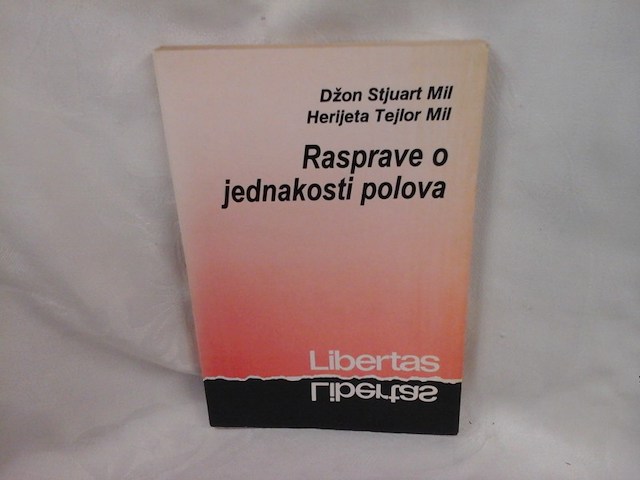 Rasprava o jednakosti polova Džon Stjuart Mil Herijeta