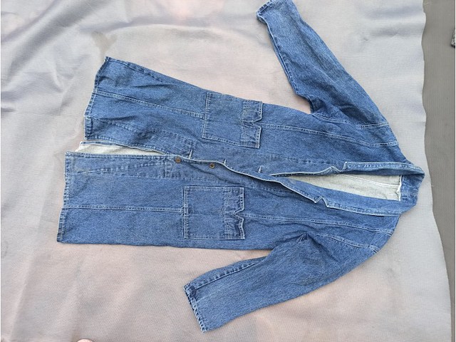 Teksas - jeans mantil vintage M / L