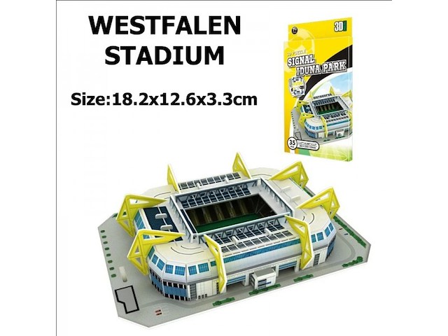 3D Puzzle Stadion Signal Iduna Park, Dortmund