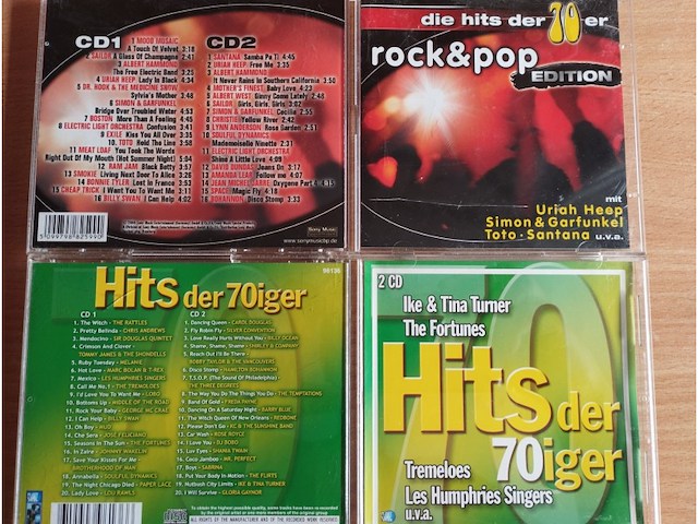 70`s Hits Rock/Pop+Hits of the 70`s-Various Artists 2+2