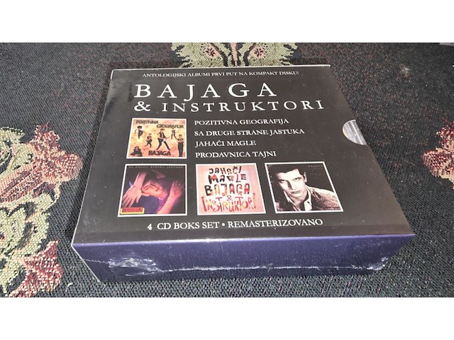 Bajaga &;;; Instruktori, 4CDa box set , U CELOFANU