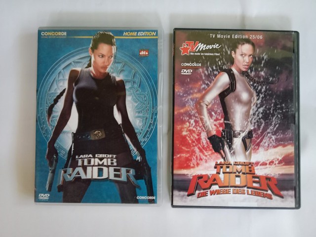 Lara Croft Tomb Raider 1 i 2 Angelina Jolie