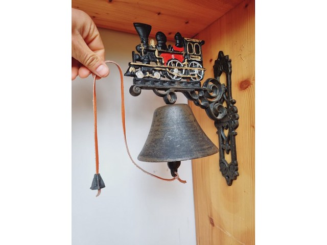 Antikvarno zvono za kucu od kovanog gvozdja