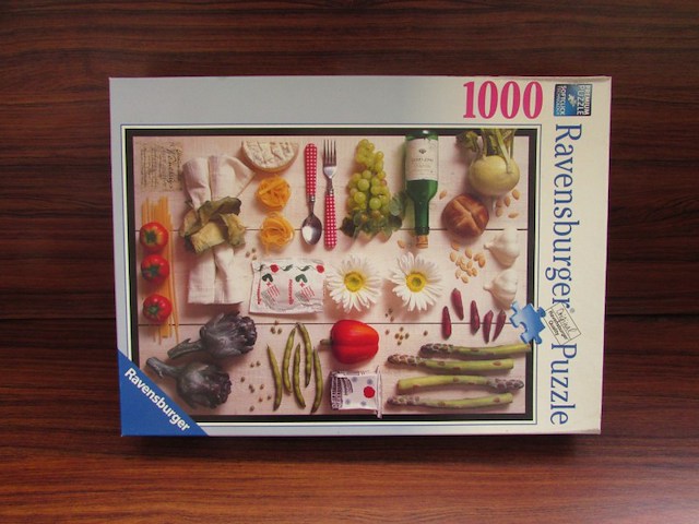 Puzzle Ravensburger 1000 delova (Mediterranean food)
