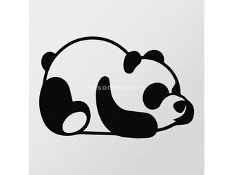 WALLXPERT Zidna dekoracija Panda Metal Decor