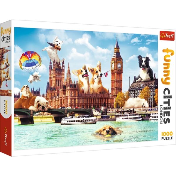 Puzzle 1000 funny cities London/kuce
