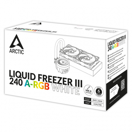 CPU vodeno hladjenje Arctic Liquid Freezer III - 240 A-RGB (White), ACFRE00150A