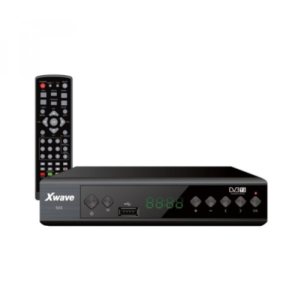 Xwave M4 DVB-T2 Set top box LED,Skart,,HDMI,USB,Media player