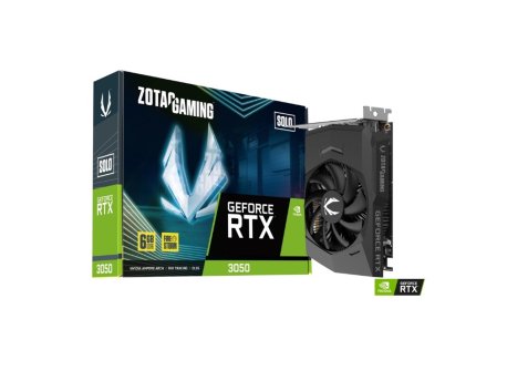 ZOTAC RTX 3050 SOLO 6GB DDR6 96 BIT 3XDP/HDMI ZT-A30510G-10L