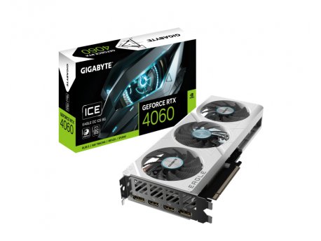 GIGABYTE NVIDIA GEFORCE RTX 4060 AGLE OC ICE 8GB GV-N4060EAGLEOC ICE-8GD GRAFIČKA KARTA