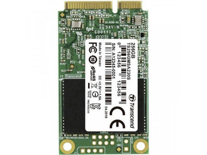 TRANSCEND SSD, 256GB, MSATA, SATA3, 3D, TLC 4177718387 CENA