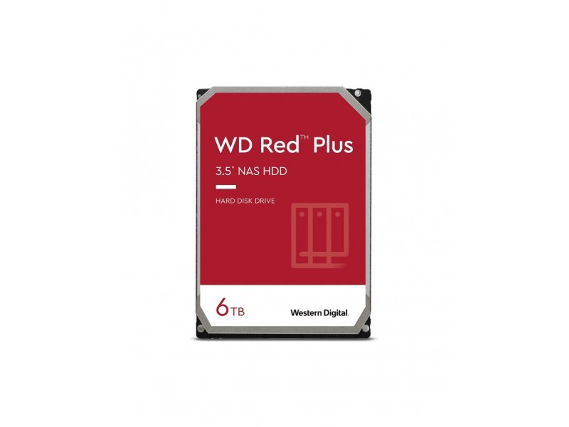 WESTERN DIGITAL HARD DISK 6TB SATA3 WESTERN DIGITAL CAVIAR 128MB WD60EFZX RED PLUS CENA