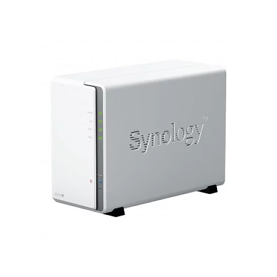SYNOLOGY NAS DS223J, TOWER, 2-BAYS 3.5 SATA HDD/SSD, CPU 4-CORE 1.7 GHZ, 1 GB DDR4, LAN, USB CENA