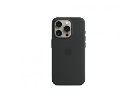 APPLE IPHONE 15 PRO SILICONE CASE W MAGSAFE - BLACK ( MT1A3ZM/A )