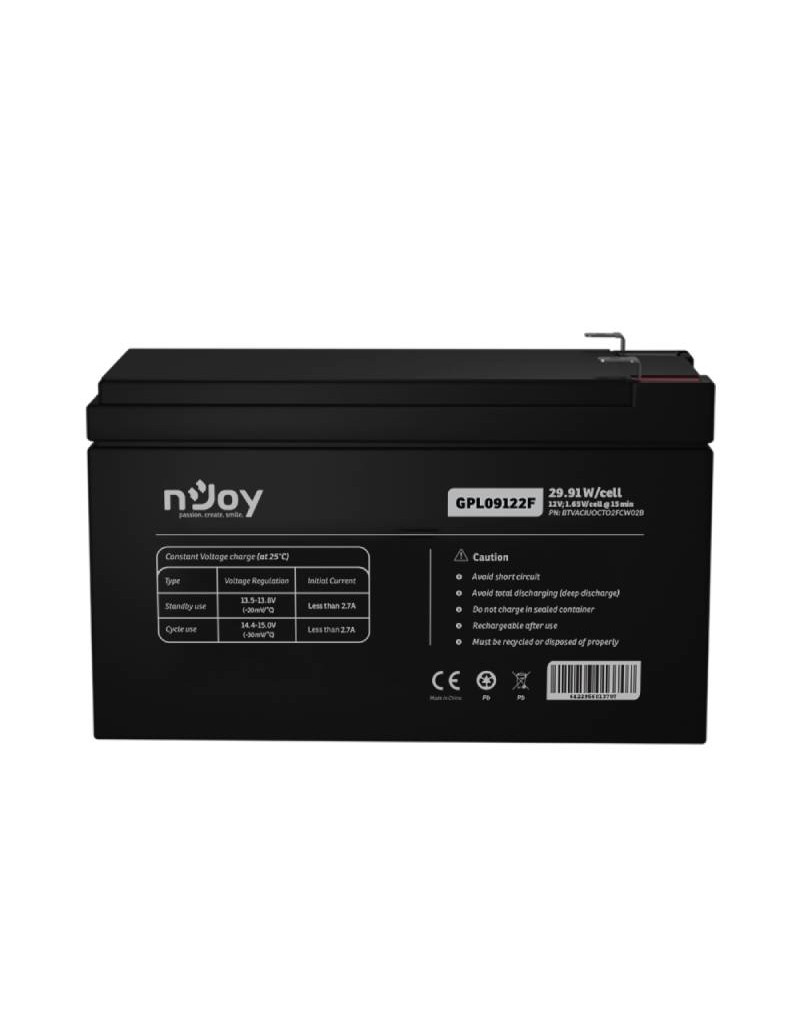 NJOY GPL09122F baterija za UPS 12V 9Ah (BTVACIUOCTO2FCW02B)