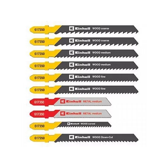 EINHELL KWB 10-DELNI SET REZNIH LISTOVA ZA UBODNU TESTERU 49617350 CENA
