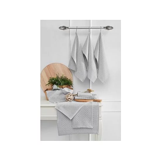 HERMIA SET KUHINJSKIH KRPA LOLA GREY CENA