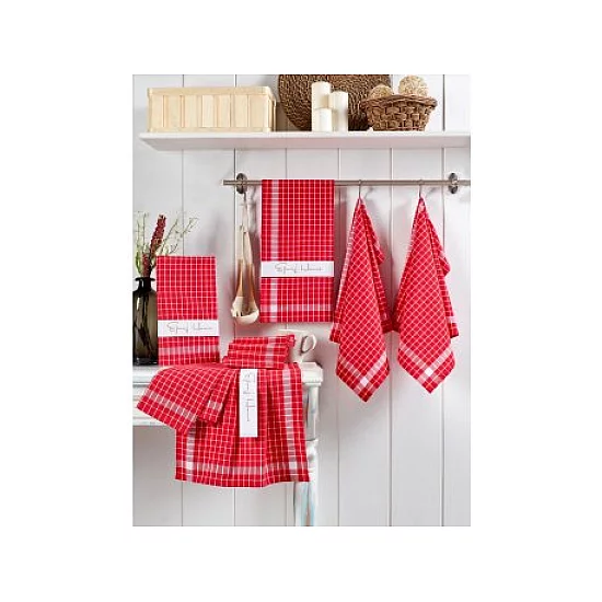 HERMIA SET KUHINJSKIH KRPA KUP RED CENA